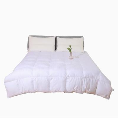 中国 100% 綿 233t ホテル 敷き布団 毛布 サテンストライプ 販売のため
