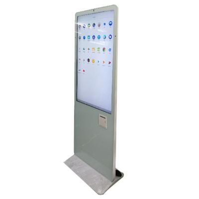 China Visualização ótica de tela táctil branca do LCD quiosque Nano do tela táctil de 49 polegadas com a câmera 8MP à venda