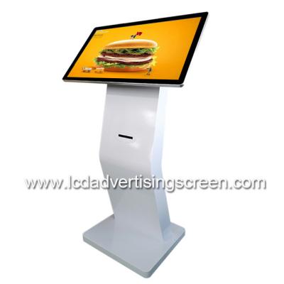 China Totem capacitivo do LCD de um toque de 32 polegadas com impressora à venda