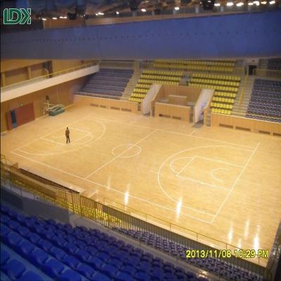Cina Cortile da basket interno smontabile Piano in legno Piastrelle sistema di pavimentazione Cortile sportivo Cortile posteriore in vendita