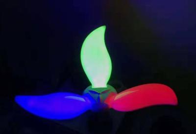 Cina luci di lampadina della foglia 45w B22 LED del fan 3000k per il corridoio in vendita