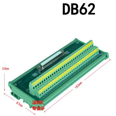 China Carril sub del estruendo del conector del adaptador del tablero del desbloqueo del bloque de terminales de Pin Female Socket D del submarino 62 de DB62 D en venta