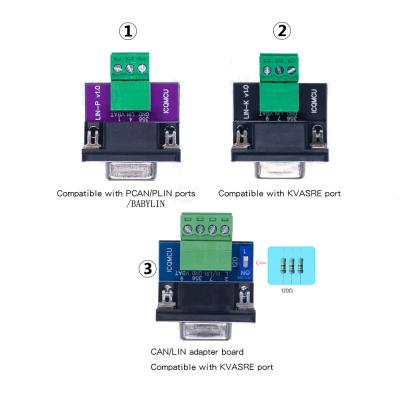 China Conectores DB9 femeninos para el adaptador de interfaz CAN LIN para PCAN PLIN CAN Bus Monitor en venta