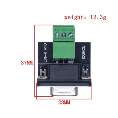 China Conectores DB9 femeninos para el adaptador de interfaz CAN LIN para PCAN PLIN CAN Bus Monitor en venta