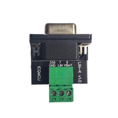 China Conectores DB9 femeninos para el adaptador de interfaz CAN LIN para PCAN PLIN CAN Bus Monitor en venta