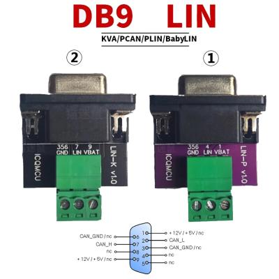 China Conectores DB9 femeninos para el adaptador de interfaz CAN LIN para PCAN PLIN CAN Bus Monitor en venta