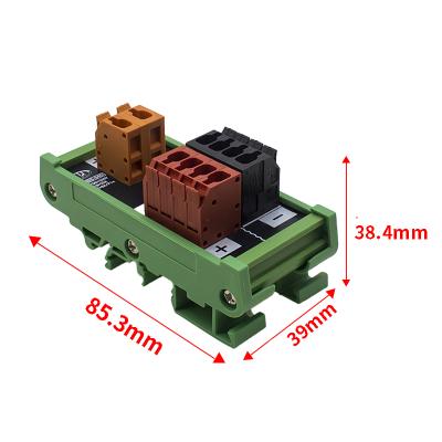 China Quick Connect Power Supply Wiring Distribution Hub Splitter Terminal Blocks Breakout Board for sale