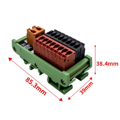 China Quick Connect Power Supply Wiring Distribution Hub Splitter Terminal Blocks Breakout Board for sale