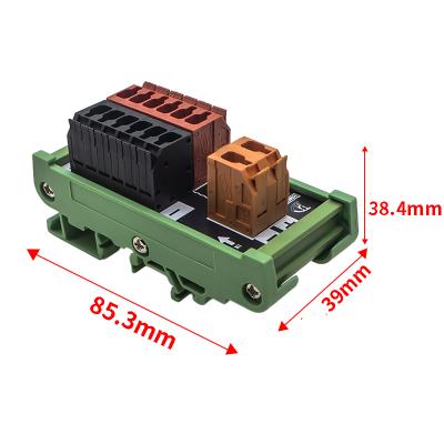 China Quick Connect Power Supply Wiring Distribution Hub Splitter Terminal Blocks Breakout Board for sale