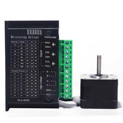 China Nema 17 42 mm motor paso a paso TB6600 Kit de conducción para impresoras 3D y máquinas CNC en venta