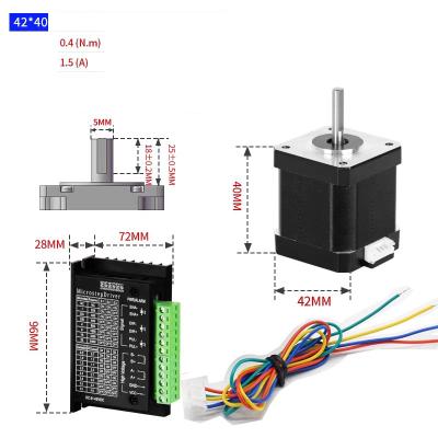 China Nema 17 42 mm motor paso a paso TB6600 Kit de conducción para impresoras 3D y máquinas CNC en venta