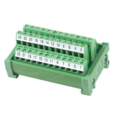 China 24 tableros del desbloqueo de los bloques de terminales del divisor de la distribución del eje del cableado de la fuente de alimentación de las maneras en venta