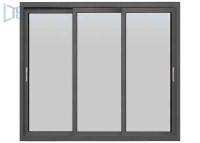 China Anti het Verouderen Aluminiumdeuren en Vensters, Dubbel Glas Glijdend Venster voor Woon Te koop