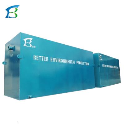China Biorreator de membrana MBR de 500 M3/dia para purificação de águas residuais em recipientes à venda