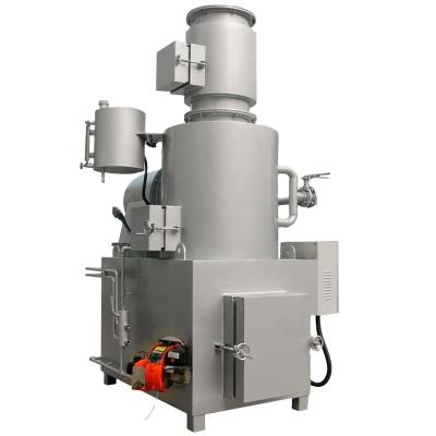 Cina 100-150 kg/capacità di carico Incineratore di rifiuti per la combustione di rifiuti animali in due camere in vendita
