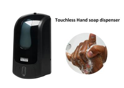 China 1000ml schwärzen automatische Flüssigseife-Zufuhr Touchless, Handelsflüssigseifezufuhr zu verkaufen