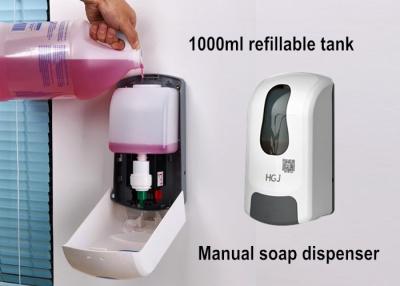 China grande distribuidor de formação de espuma recarregável manual do sabão 1000ml, distribuidor da lavagem da mão à venda