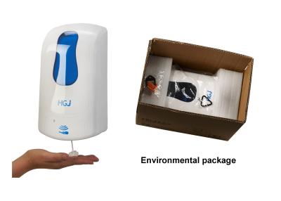 China Plástico robusto eléctrico del ABS del hogar del dispensador del jabón de la mano de Touchless que hace espuma en venta