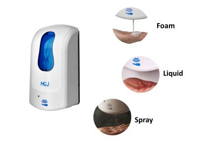 China distribuidores recarregávéis do sabão da mão do sensor 1000ml, distribuidor automático da lavagem da mão à venda