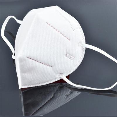 Cina Barra di pressione flessibile materiale a tre strati molle della maschera di protezione KN95 con il gancio comodo dell'orecchio in vendita