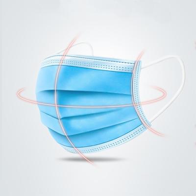 Cina Una maschera chirurgica medica eliminabile di 3 pieghe non tessuta protegge dalle particelle in vendita