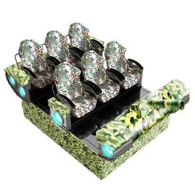 China VR simulator game machine 6 seats 9d vr simulators 9d vr family for sale