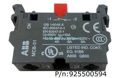 中国 925500594 Gerber のカッター GTXL のために適したカッターの部品 GTXL スイッチ ABB#MCB01 NC 接触のブロック、特に 販売のため