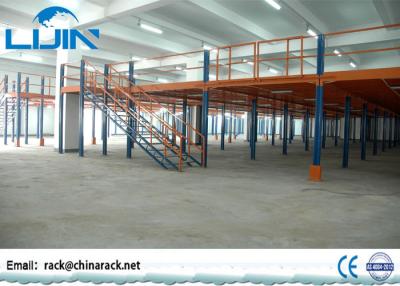 Cina Forti pavimenti di mezzanino industriali di capacità di carico, scaffale di stoccaggio del metallo della piattaforma della struttura d'acciaio in vendita