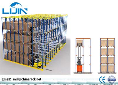中国 フォークリフトの倉庫パレット ラッキング システム、1000-2500kg/棚を通した腕ドライブ 販売のため