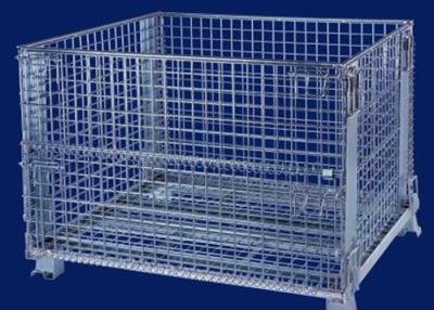 Cina Gabbie pieghevoli della rete metallica di sicurezza per stoccaggio 3 ~ un impilamento del magazzino di 4 livelli in vendita