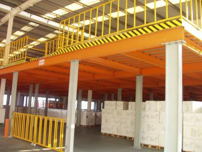 Cina Piattaforme d'acciaio del mezzanino di stoccaggio del fascio di H, sistemi del mezzanino del magazzino dell'officina in vendita