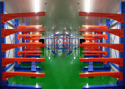 China Enige Zij van de Opslagrekken van de Staal Materiële Cantilever Op zwaar werk berekende 5 Jaar de Garantie Te koop