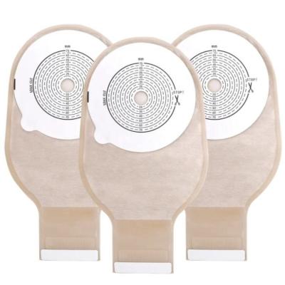 Reusable Cover One Piece Opaque Ostomy Colostomy Bag Non Woven And Hydrocolloid