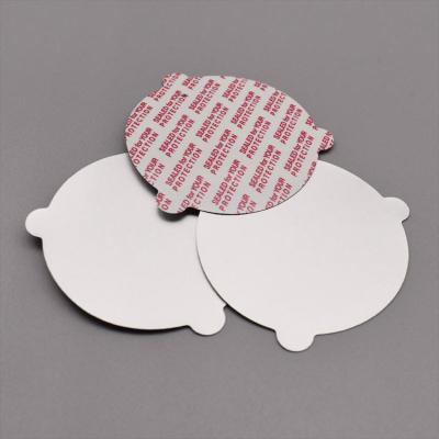 Die Cut Piece Induction Sealing Liner For Glass Bottles Aluminum Foil Lid