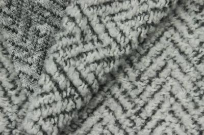 Cina Tessuto tricottato mescolato di lana di shearling delle pecore dello zag molle di Zia per il cappotto delle donne in vendita
