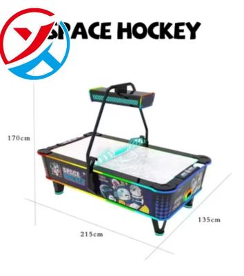 Cina Macchina per giochi di hockey per bambini a doppio giocatore con monete Macchina per giochi d'arcade di hockey su ghiaccio in vendita