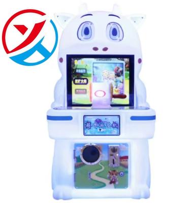 China Cute Cow Single-player Coin Operated Kids Video Game Arcade Fishing Game Machine for sale