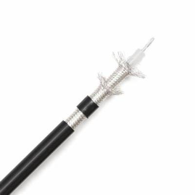 Cina RG214 Cavo coassiale 50 ohm con conduttore in rame argentato e isolamento in PE solido naturale in vendita