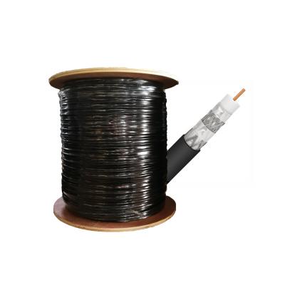 Cina TIANJIE-AWG18 CCS/BC Quad schermato RG6 FPE Isolamento 305m o 1000ft Cavo coassiale per CCTV CATV in vendita