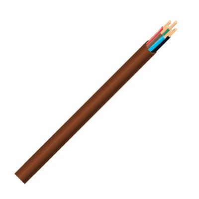 Cina TIANJIE-5C 18AWG Cavo termostato in PVC marrone isolato con conduttore in rame nudo solido in vendita