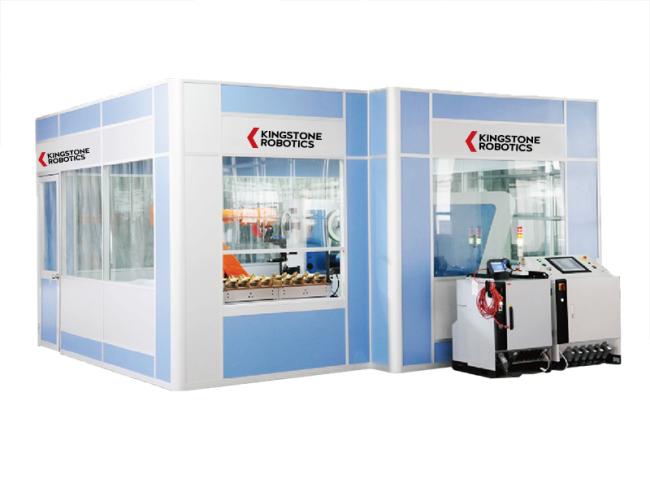 Robotic Aluminum Polishing Machine for smart door lock manufacturing