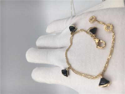 Κίνα 18K κίτρινες χρυσές μαύρες γυναίκες βραχιολιών ντιβών Luxury με τη μητέρα του μαργαριταριού προς πώληση