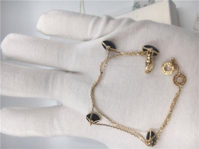 Κίνα 18K κίτρινες χρυσές μαύρες γυναίκες βραχιολιών ντιβών Luxury με τη μητέρα του μαργαριταριού προς πώληση