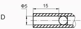 Type D measuring face