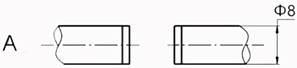 Type A measuring face