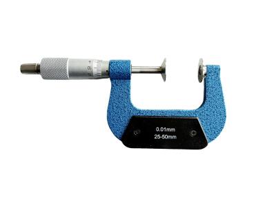 Chine Micromètres spécialisés professionnels pour la mesure précise d'une pièce en forme de disque de 25 à 50 mm avec une haute résolution de 0,01 mm à vendre