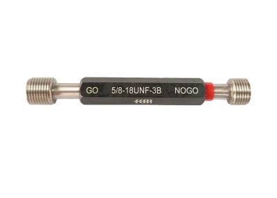 China Go und Nogo Inch Thread Plug Gauge 5/8-18 UNF 3B Messgerät mit Kalibrierzertifikat zu verkaufen