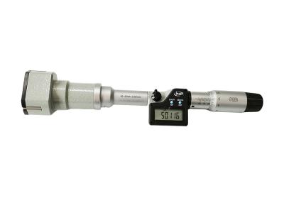 중국 방수 IP65 50-63mm 디지털 내부 미크로미터 높은 정확성을 위한 3개의 접촉점 설계 판매용