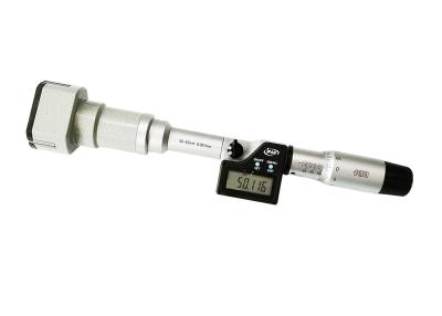 중국 방수 IP65 50-63mm 디지털 내부 미크로미터 높은 정확성을 위한 3개의 접촉점 설계 판매용