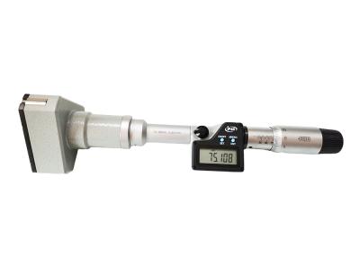 China Micrómetro interno digital de tres puntos IP65, 75-88 mm, para mecanizado y control de calidad en venta
